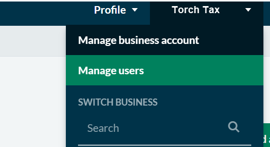 Manage users